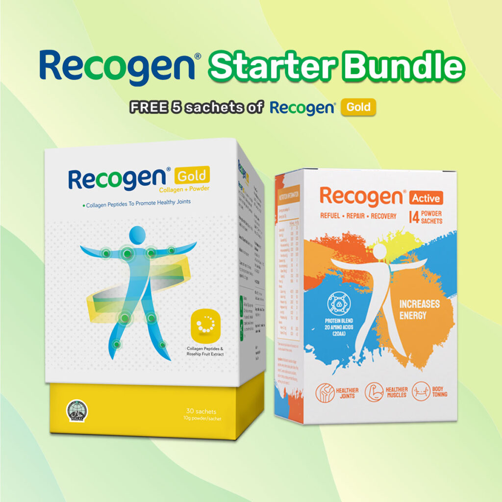 Joint Supplements Recogen® Gold Collagen Malaysia | Halal Collagen Peptides